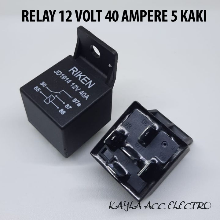 Relay 12 Volt 40 Ampere 5 Kaki | Lazada Indonesia