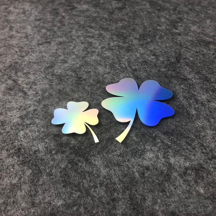 Cute Lucky Four-Leaf Clover Stickers Small Scratches and Flaws Cover ...