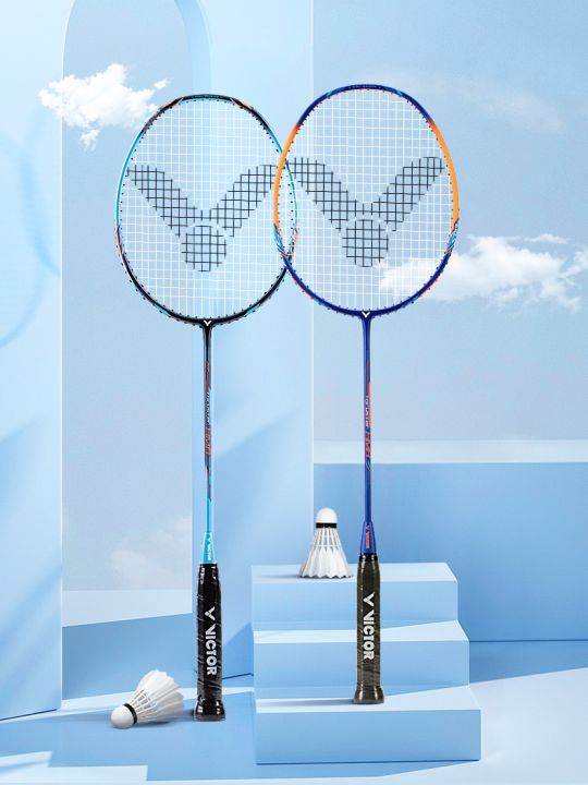 Racket Victor TK-HMRL Carbon High Pound 9500 Speed DX-1L Badminton ...