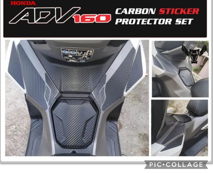 Honda ADV 160 Carbon sticker tank pad protector | Lazada PH