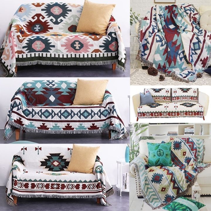 Nordic Sofa Blanket Soft Sofa Towel Knitted Throw Throw Blanket Sofa ...