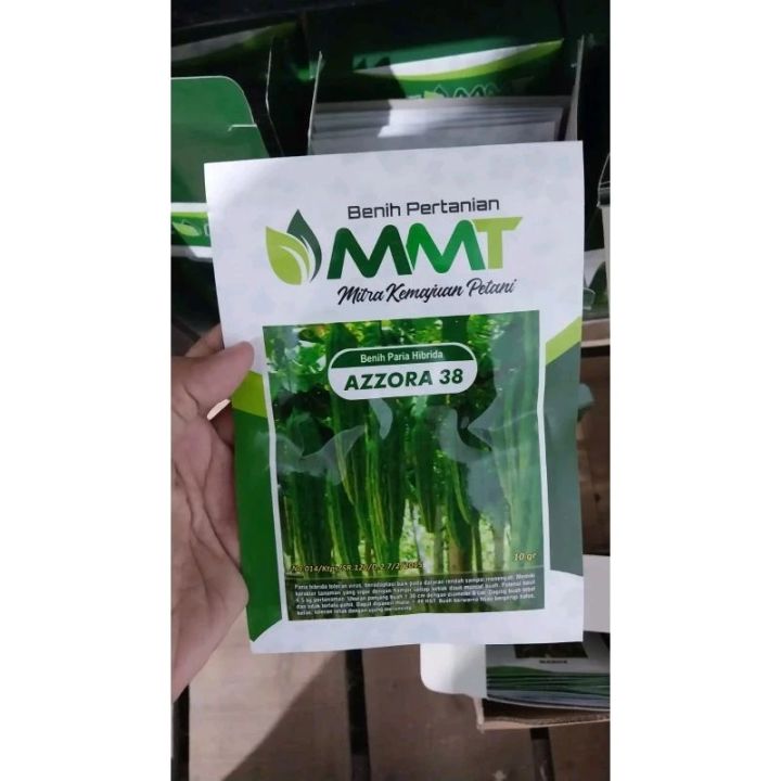 Benih Paria Pare Azzora F1 Isi Benih 10 Gram Original Kemasan Pabrik ...