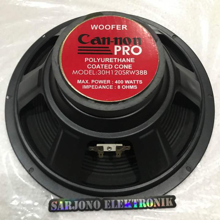 speaker 12 inch cannon pro woofer 400w SRW 38 B / Speaker 12 inch ...