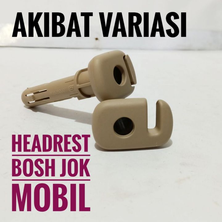 Headrest Dudukan Tiang Kepala Mobil Krem Dudukan Senderan Kepala Jok ...
