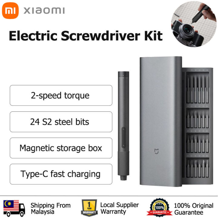 Xiaomi Mi Electric Screwdriver Set Kit Tools 24 Precision S2 Screw ...