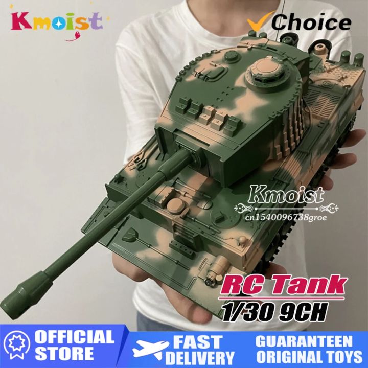 RC Tank 2.4G 1/30 Remote Control Crawler Tank Model World War Military ...