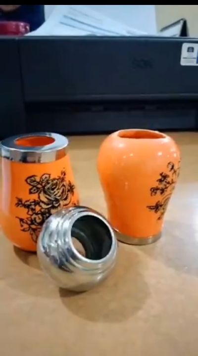 Bandul Bunga Keramik Orange 3/4" ornamen pagar railing | Lazada Indonesia