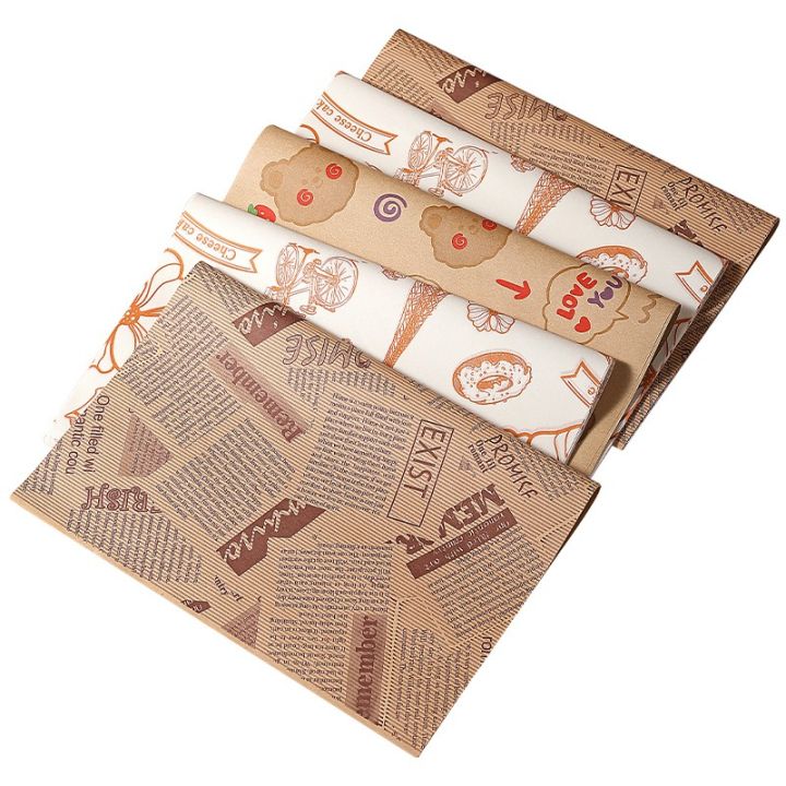 Sandwich Paper Disposable Rice Ball Hamburger Packing Box Fried ...