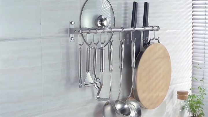 Nipiin Stainless Steel Hanging Rod Set With Hook 50cm/60cm Double Pole ...