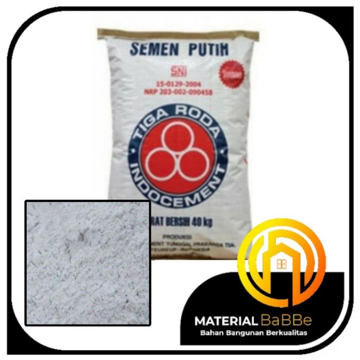 Semen Putih Tiga Roda Repack 1 kg dari Kemasan Sak 40 kg | Lazada Indonesia