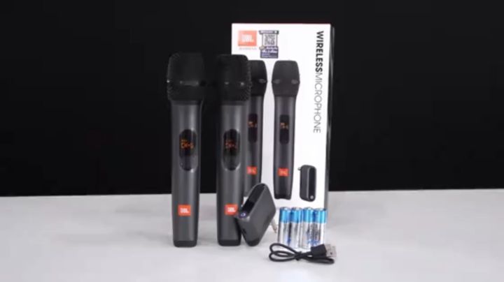 JBL U-J1301 Wireless Microphone System Professional Dual Handheld UHF ...