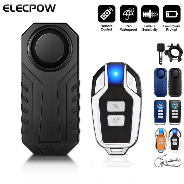Elecpow Wireless Bicycle Alarm Remote Control Waterproof Electric ...