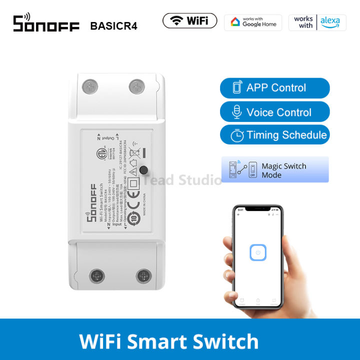 ITEAD SONOFF BASICR4 WiFi Switch New ESP32 Chip Smart Switch Magic ... ITEAD SONOFF BASICR4 WiFi Switch New ESP32 Chip Smart Switch Magic ...