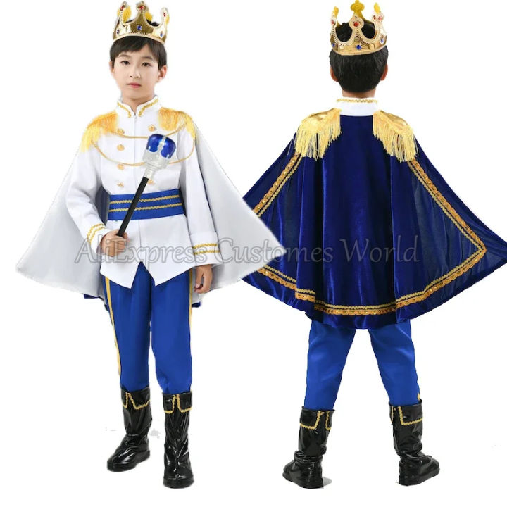 Kids Anime Prince Cosplay Costume for Boys Halloween The King Prince ...