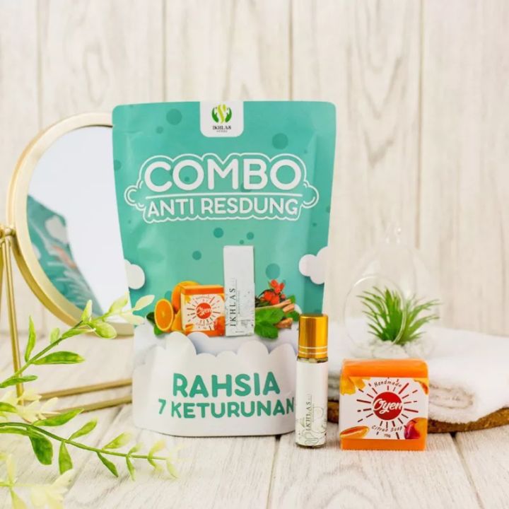 COMBO ANTI RESDUNG | Ikhlas Oil + Sabun Oyen Original HQ Ikhlas Herbs ...