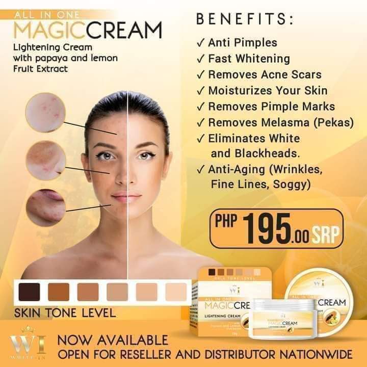 MAGIC CREAM WHITE IN ORIGINAL by: CAPADOSA | Lazada PH