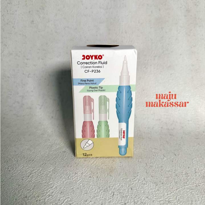 Tipx cair joyko / correction pen joyko CF-P236 (LUSIN / 12 PCS ...