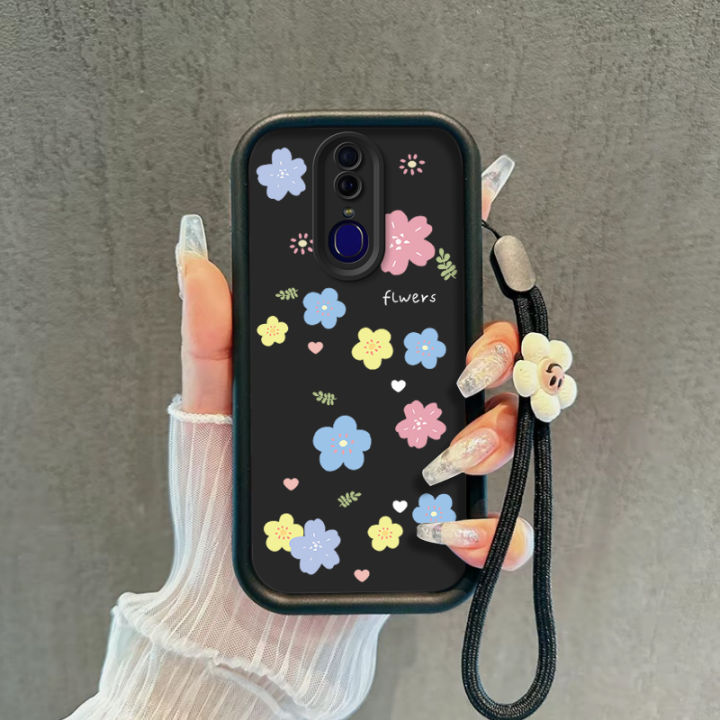 casing hp OPPO F11 Case terbaru 2025 Full screen of Flowers Shockproof ...