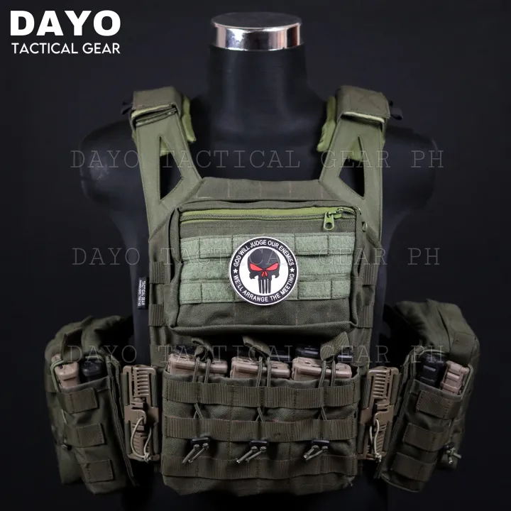 【Hot item】 (DAYO) BACK TO BACK PLATE CARRIER BANDOLIER COMPLETE SET ...