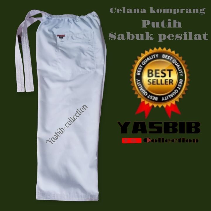 (..YASBIB..03) celana komprang sabuk pesilat celana pangsi silat ...