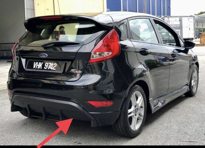 FORD FIESTA REAR SKIRT PU | Lazada