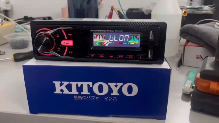 Kitoyo Car MP3 Player Radio Stereo Head Unit Player Bluetooth Player ...