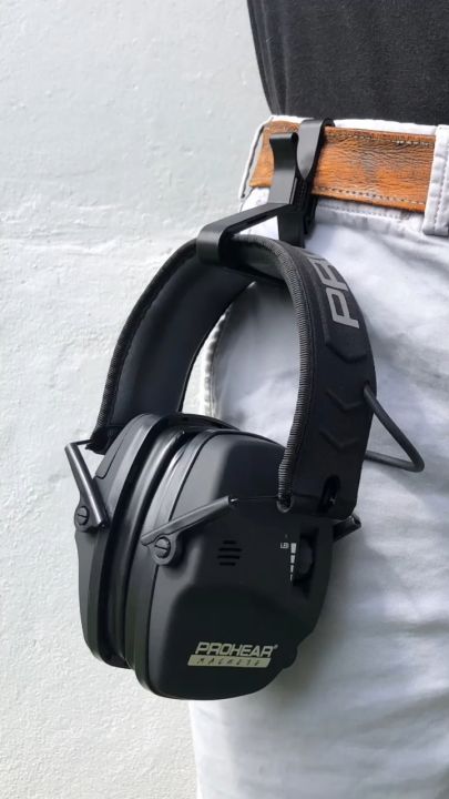 ที่แขวนหูฟัง ยุทธวิธี คลิปหนีบเข็มขัด Headphone Belt Clip Holder ...