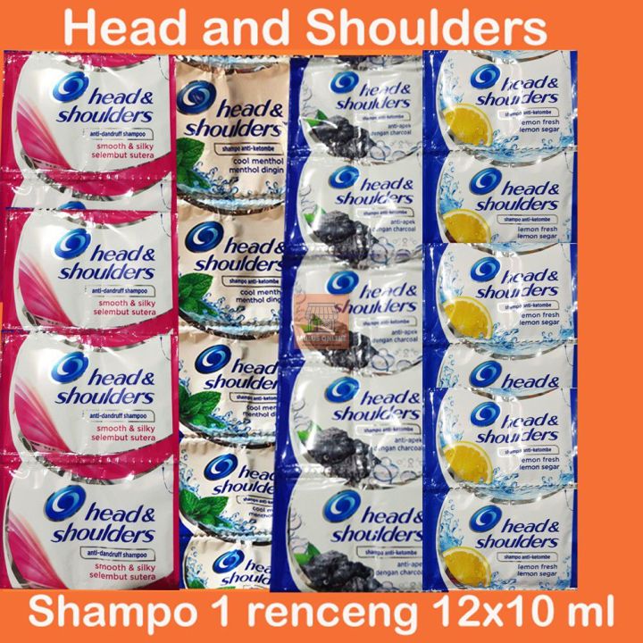 Head and Shoulders shampo Sachet Rencengan (1 renceng 12 pcs) | Lazada ...