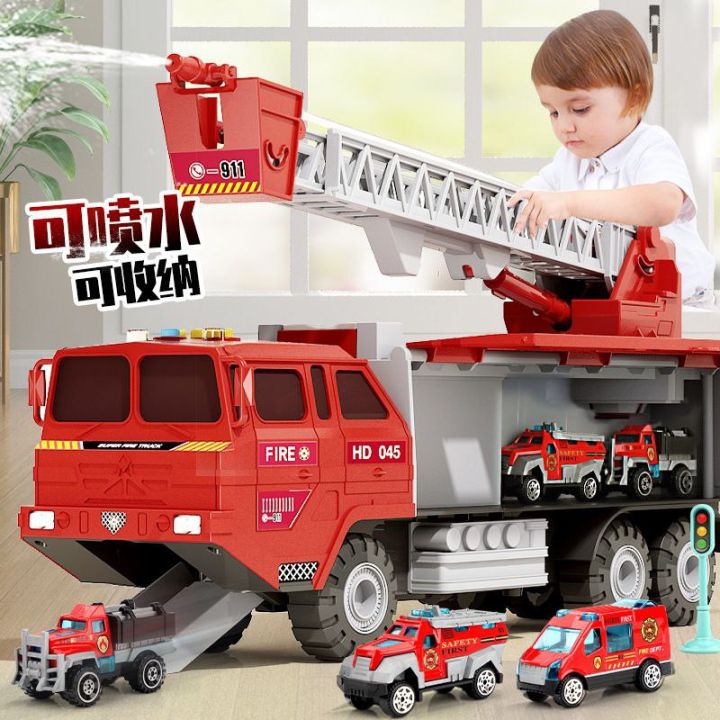 Large Double-Sided Storage Fire Truck Vehicle Container Engineering ...