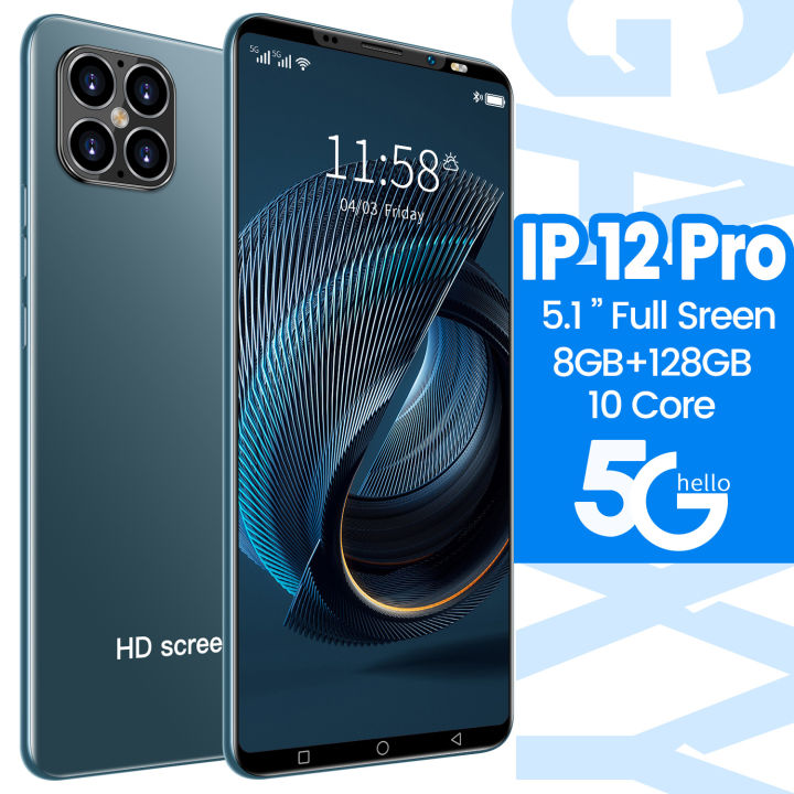 IP12 BDF Pro,สมาร์ทโฟนทุกรุ่นใหม่2023,แรม8GB,รอม128GB,หน้าจอ FHD + 5.1 ...
