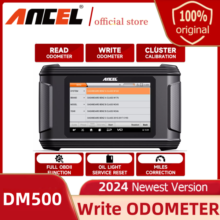 ANCEL DM500 OBD2 Scanner Car Odometer Correction Mileage Adjustment ...