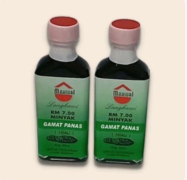 minyak gamat gosok gamat panas 60ml Malaysia Original 100% | Lazada ...