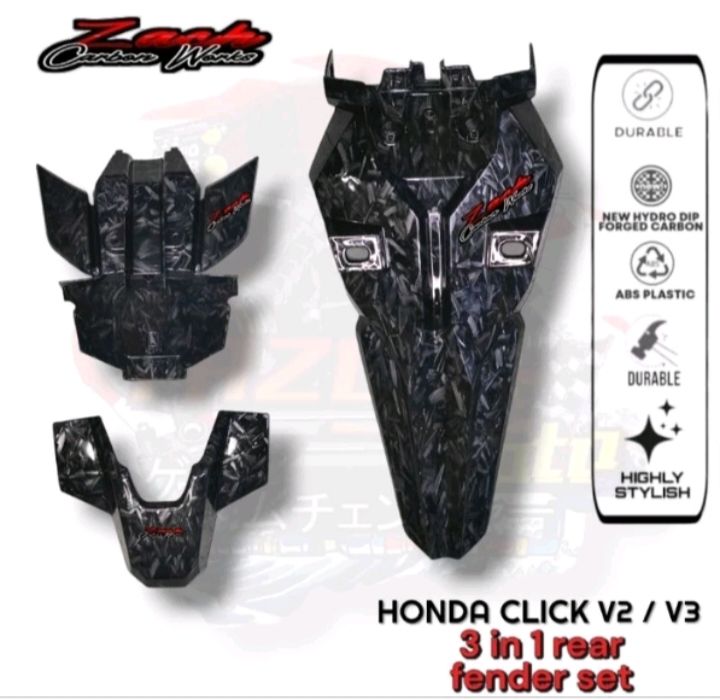 HONDA CLICK V2 FORGE CARBON HYDRO.DIP PARTS | Lazada PH