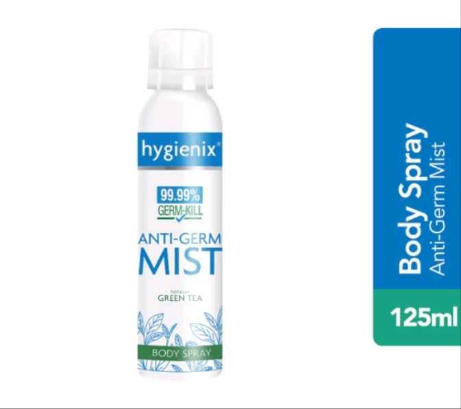 Hygienic Body Spray Anti-Germ Body Mist Green Tea Scent 125ml | Lazada PH