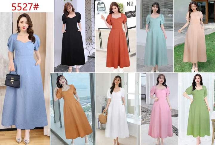 BANGKOK PADDED MAXI DRESS - C5527 | Lazada PH