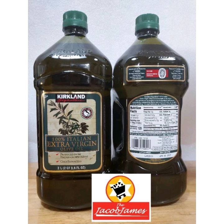 Kirkland Signature 100% Italian Extra Virgin Olive Oil (2 Liter ...