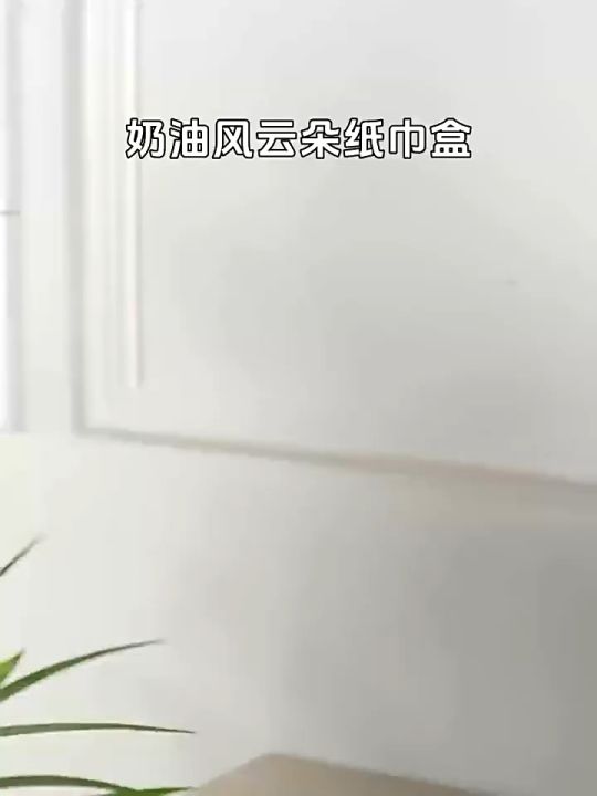 White Cloud Tissue Box Wall Mounted Detachable Tissue Storage Box with ...