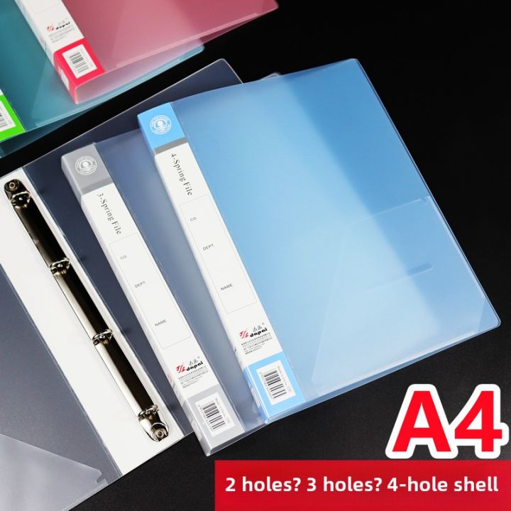 A4 Size Multi-Hole File Folder Plastic Document Organizer Clip for ...