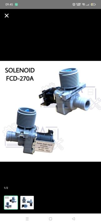 solenoid FCD-270A/water valve 90 | Lazada Indonesia
