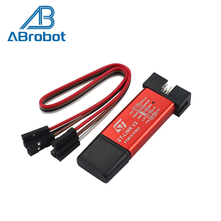 ST-LINK V2 STM8/STM32 Emulator Programming Stlink Downloader Line Burning Debugging Single Chip ...