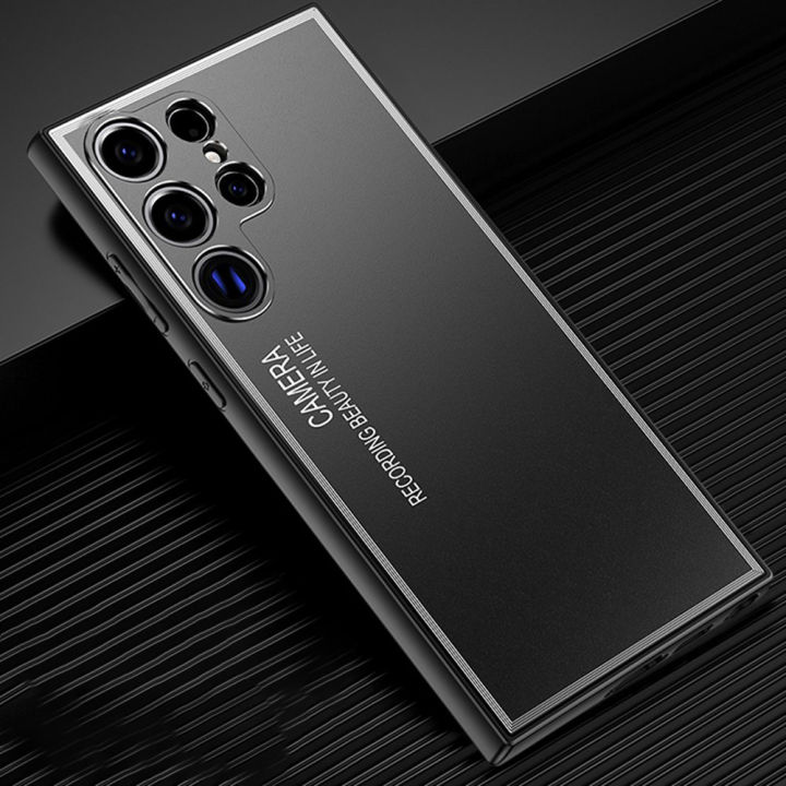 Matte Metal Case for OPPO Reno 10 8 9 Pro Plus Shockproof Hard Cover ...