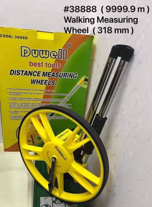 Distance Measuring Wheel Duwell Rangefinder surveyor 0-9999.9m/ft ...