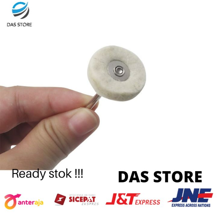 Mata bor polisher wool mata tuner poles mini drill putih berkualitas ...
