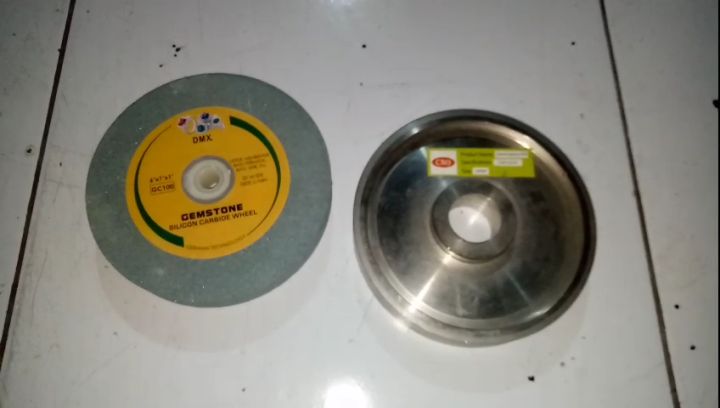 Batu Gosok Diamond grinding grit 1000 + DMX 6x1 grit 100 aksesoris ...