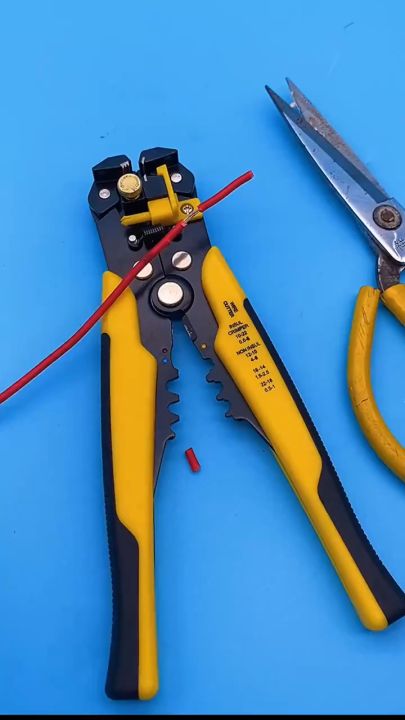 Professional Automatic Wire Striper Cutter Stripper Crimper Pliers ...