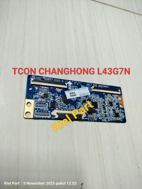TCON - TICON - TIKON LOGIC BOARD TV LED CHANGHONG L43G7N - L 43G7N ...