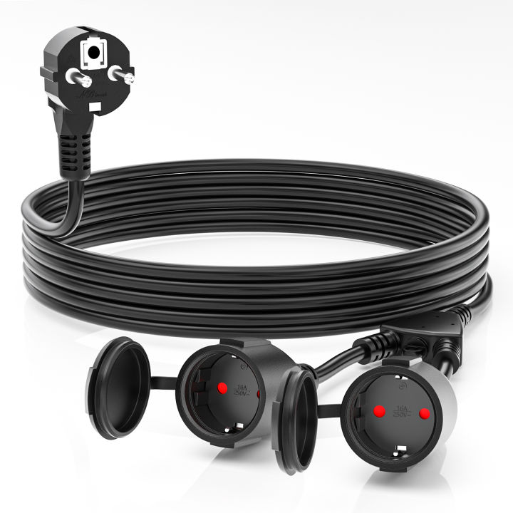 Power extension cord 5cm/3/5/7M, male to female European standard ...