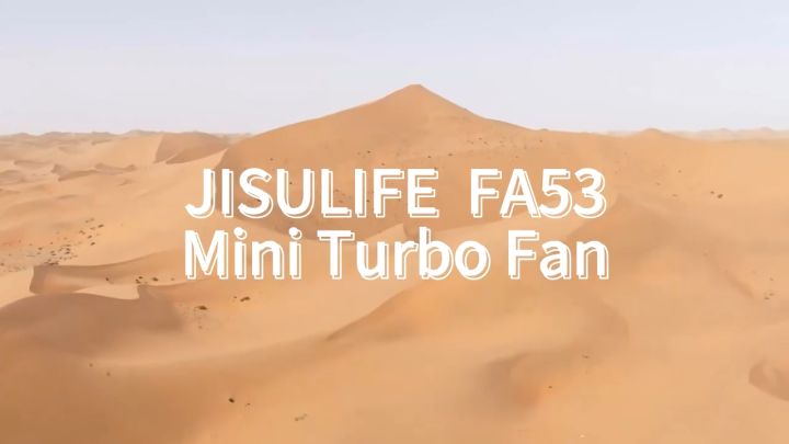 JISULIFE Mini Fan Hand Held Jet Fan LIGHT BROWN PRO1S Aluminum 5000mAh ...