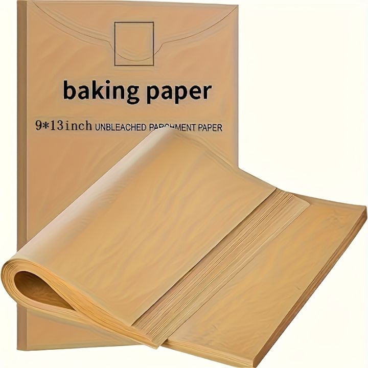 50/200pcs Pre-Cut Parchment Paper Baking Sheets Non-Stick, Half Sheet ...