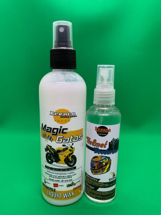 Motorcycle Liquid Wax and Helmet Deodorizer Set | Lazada PH
